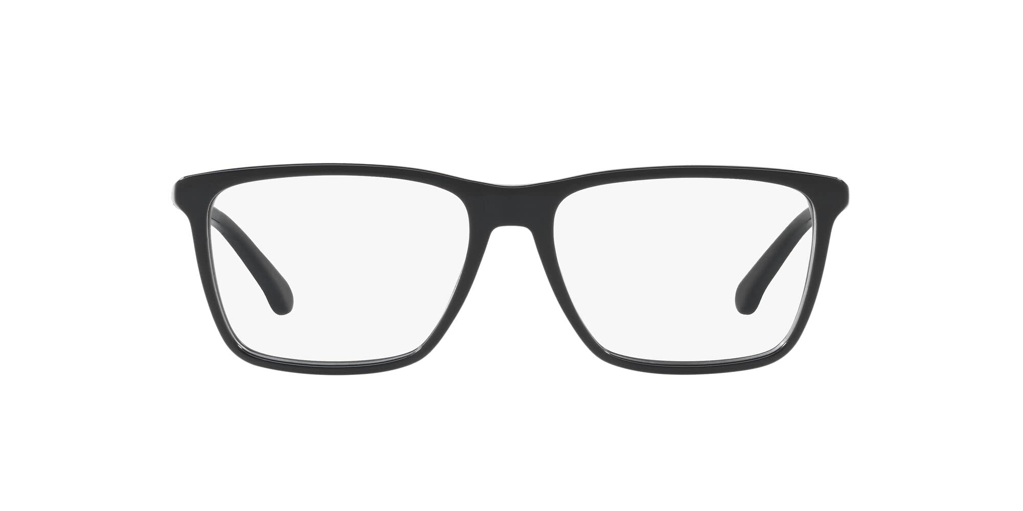 Brooks Brothers Men's BB2037 Square Prescription Eyewear Frames, Black/Demo Lens, 57 mm