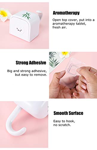 Gautsa Cute Peek-A-Boo Hooks, Self Adhesive, Pop up Cat Bear Animal Decorative for Kids Boys Girls, for Key Coat Robe Towel, 4 Pack (Bears)