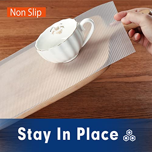 Shelf Liner, Non-Slip Cabinet Liner, Kitchen Cabinet, 12 Inches x 10 FT Shelves, Refrigerator, Storage, Desks, Non Adhesive Drawer Liner