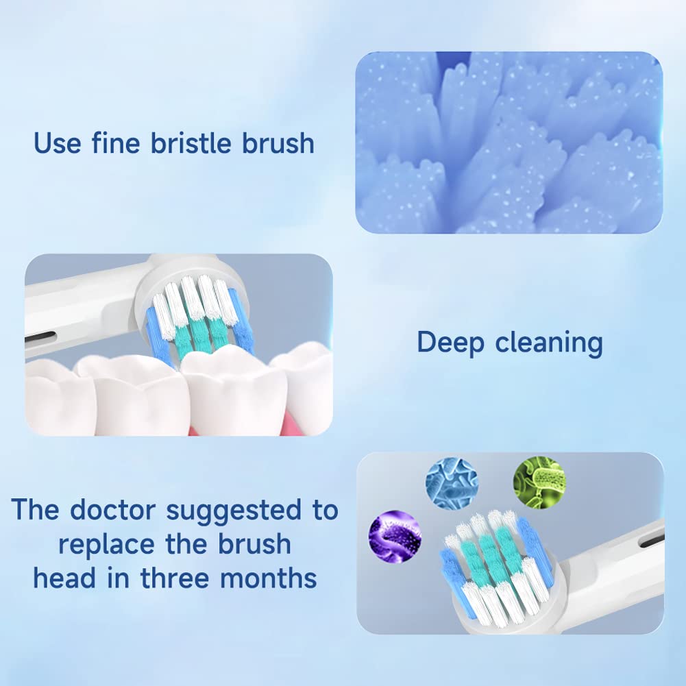 Electric Toothbrush Replacement Heads 8 Pack Professional Electric Toothbrush Replacement Heads Adult Standard Clean Electric Toothbrush Head