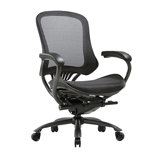 CLATINA Ergonomic High Mesh Swivel Executive Chair with Adjustable Height Arm Rest and Lumbar Support Back for Home Office