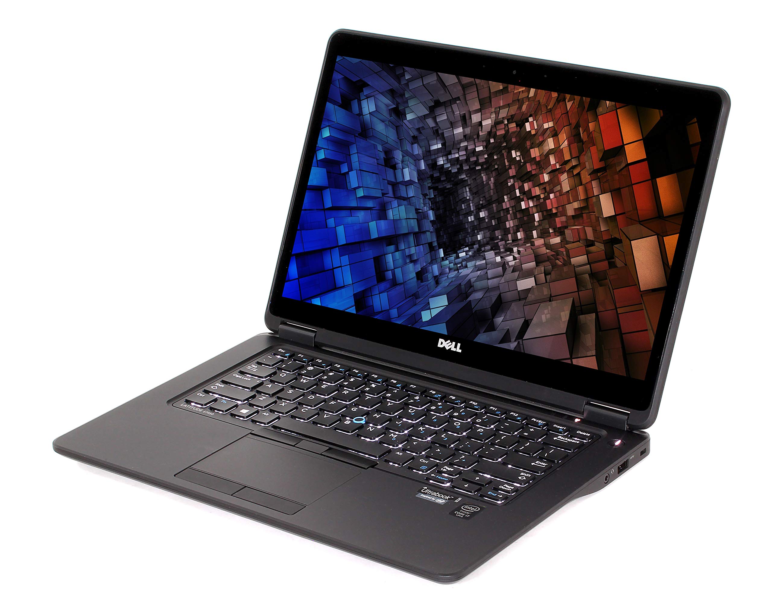 Dell Latitude E7450 14in Touchscreen Ultrabook, Intel i7 5600U 2.6Ghz, 16GB DDR3 RAM, 256GB SSD Hard Drive, 1080p FHD, HDMI, Webcam, Windows 10 (Renewed)