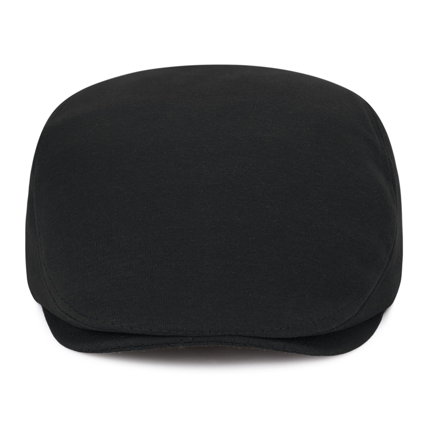 Durio Newsboy Hats for Men Soft Mens Flat Cap Cozy Beret Scally Cap for Men Irish Cabbie Hats Black