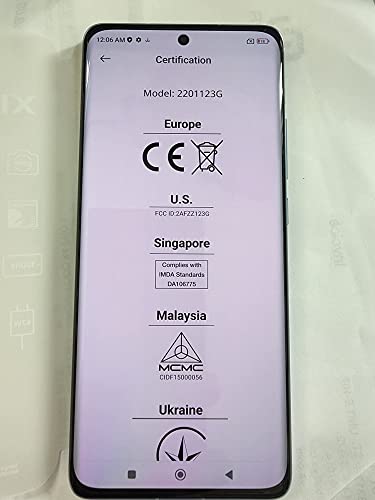 Xiaomi 12 5G + 4G LTE 256GB + 8GB Snapdragon® 8 Gen 1 Global Unlocked 50MP Pro Grade Camera (Not for Verizon Boost At&T Cricket Straight) + (w/Fast Car Charger Bundle) (Gray)