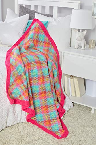 Red Heart 66399 Super Saver Yarn, Mexicana Print