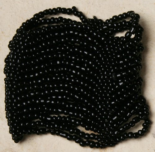 Curious Designs Cuff Bracelet, Black and 1 Assorted - Glass Beaded Stretch Style, Elastic, 6.5 to 8 Inches