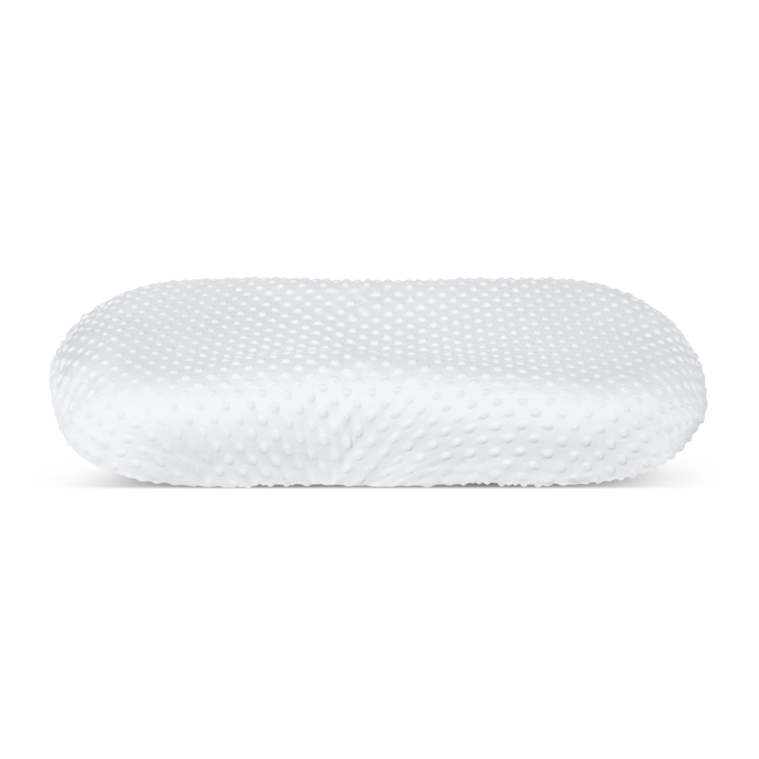 Newborn Lounger Cover | Cover Replacement Only for Baby Nest | Ultra-Soft Stretch Fabric | Includes “Hello World” Sign (White) |