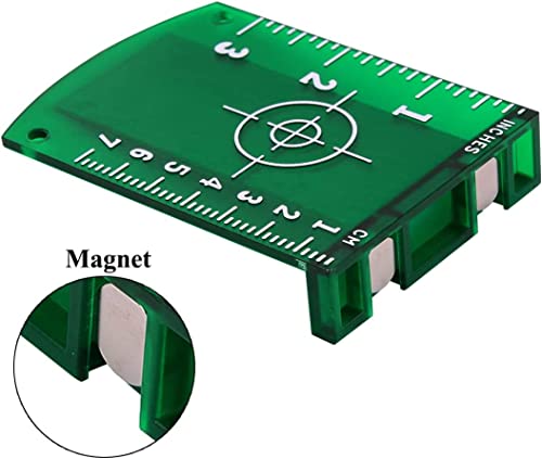 Firecore 2Pcs Laser Target Card Plate for Green Beam Laser Level-FLT20G