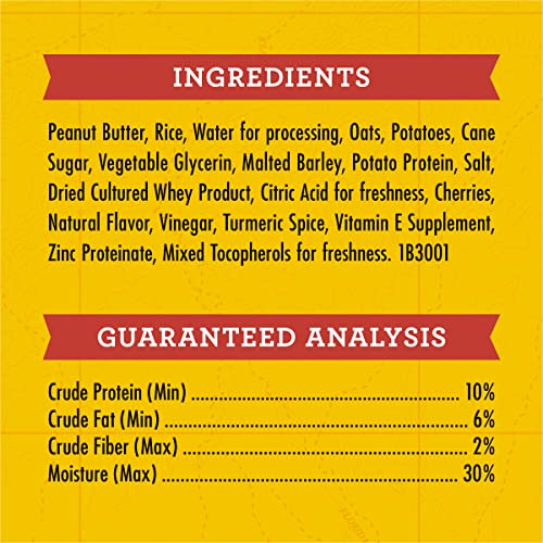 Zuke’s Mini Naturals Soft Dog Treats for Training, Soft Chewy Dog Training Treats with Peanut Butter and Oats