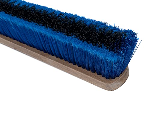 Harper 20201044 24 in. Indoor/Outdoor Dry All-Purpose Push Broom with Dual Bristles, for Dust, Gravel, Debris