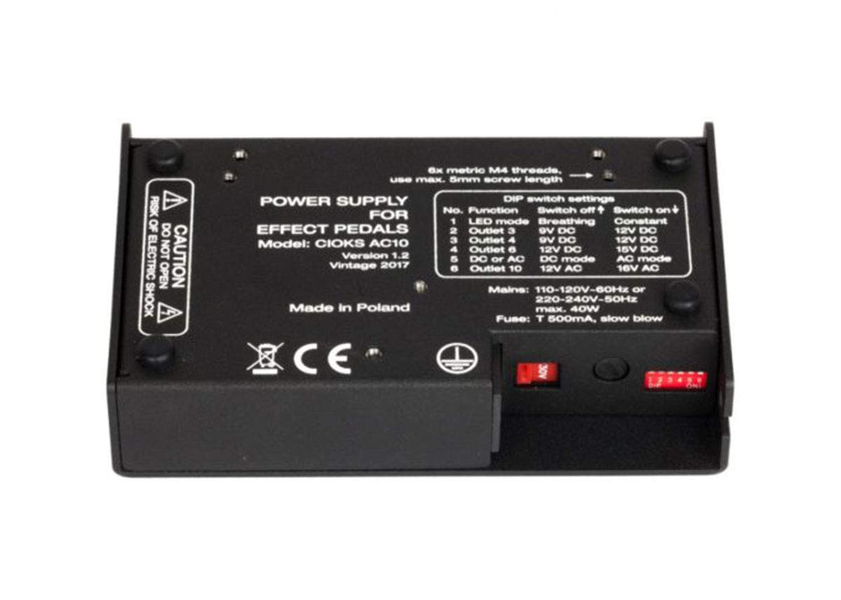 CIOKS AC10 10-output 6 Isolated Section Guitar Pedal Power Supply