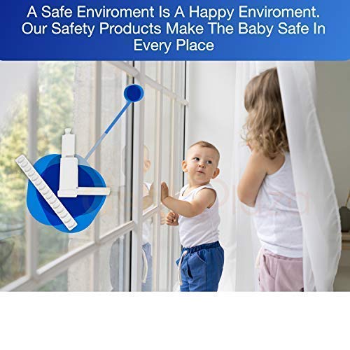 Child Proof Baby Sliding Door Lock for Home Safety Locking Latches for Windows Patio Doors.