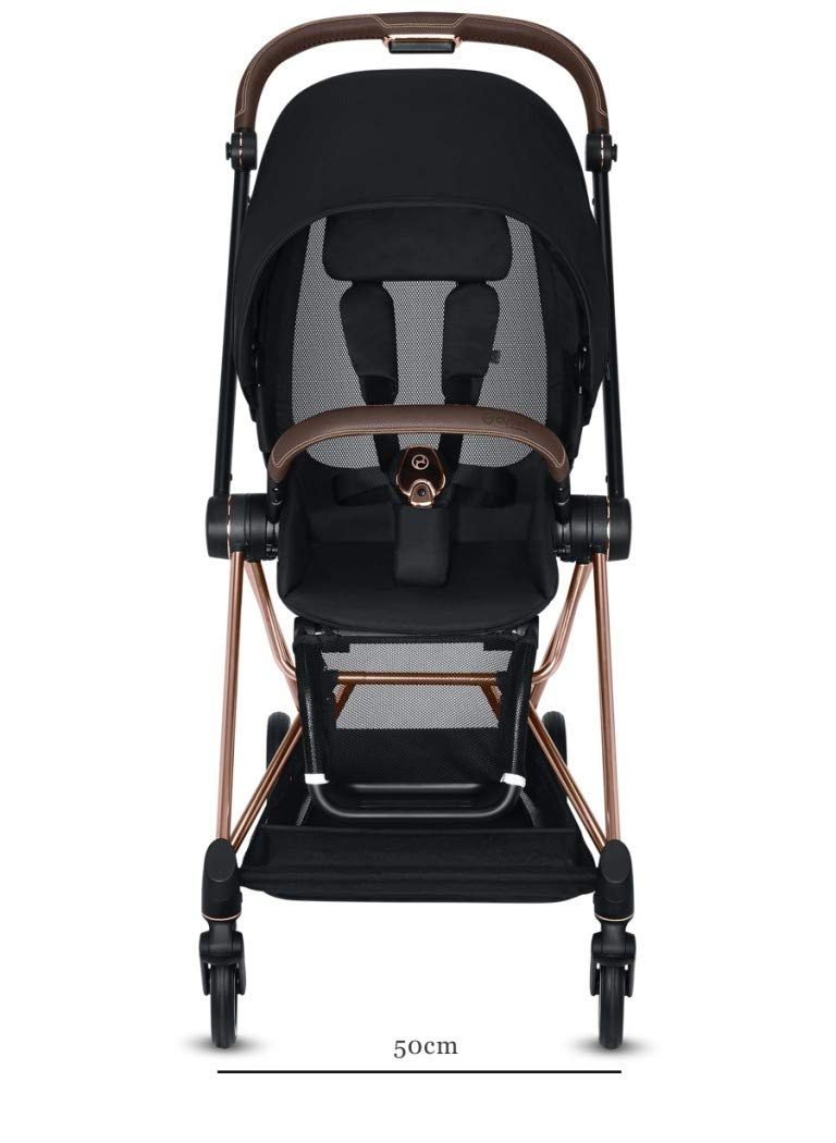 Cybex Mios 2 Travel System Chrome/Black Frame Premium Black Seat