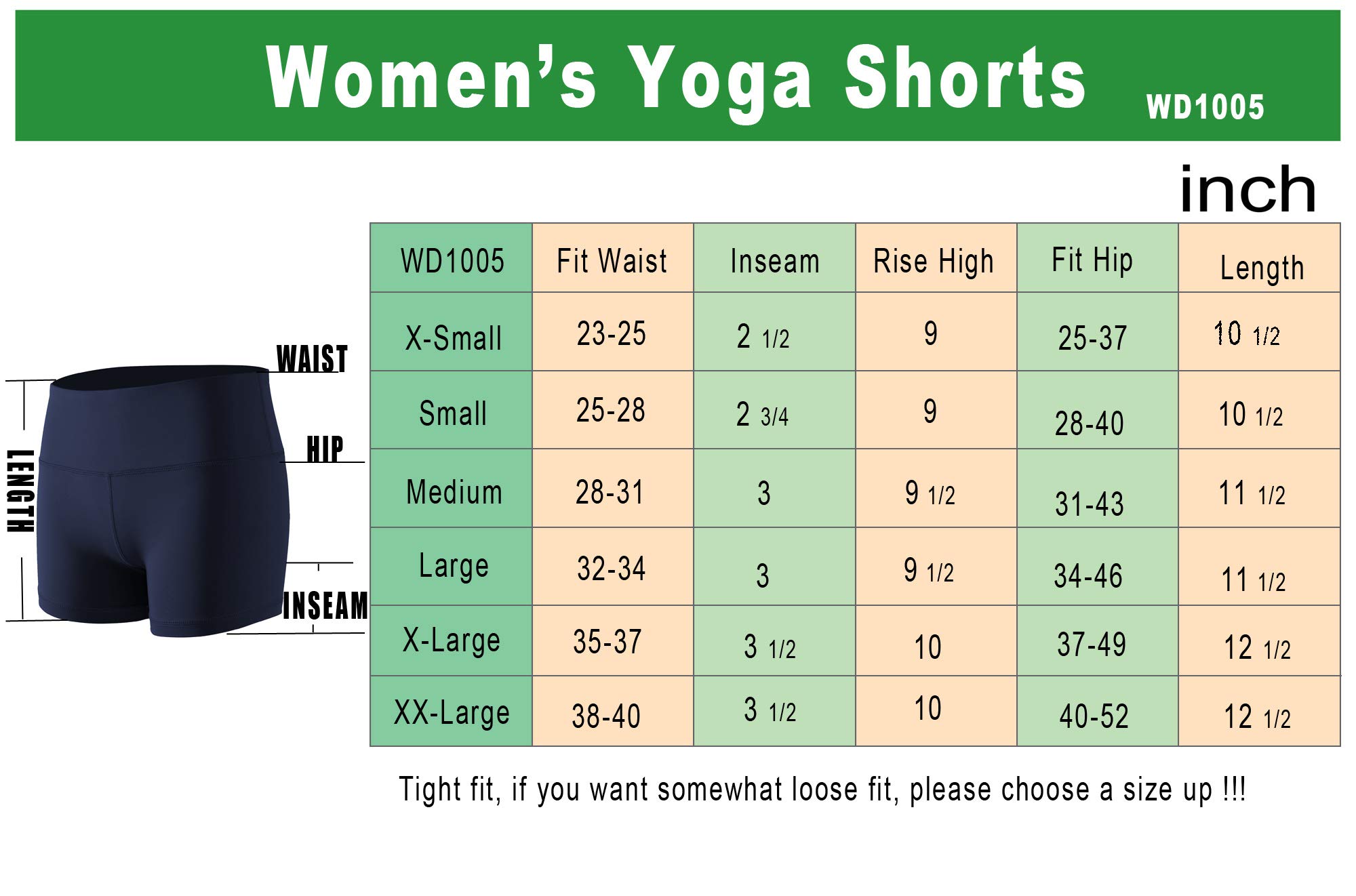 CADMUS Women's Stretch Fitness Running Shorts with Pocket,3 Pack,05,Black,Small