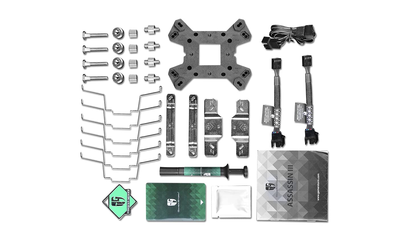 DEEPCOOL Assassin III CPU Cooler/7 Heatpipes/Premium Twin-Tower/Dual 140mm with PWM