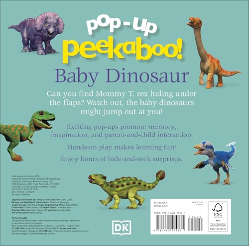 Pop-up Peekaboo! Baby Dinosaur: A surprise under every flap!