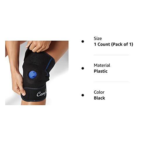 ComfiLife Knee Ice Pack with Wrap – Knee Brace – Reusable Hot & Cold Therapy Gel Pack – Adjustable Compression Support for Injuries, Knee Pain, Knee Surgery, Arthritis, Meniscus and More