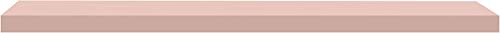 InPlace 35.4 in W x 7.75 in D x 1.25 in H Pink Floating Shelf Slimline