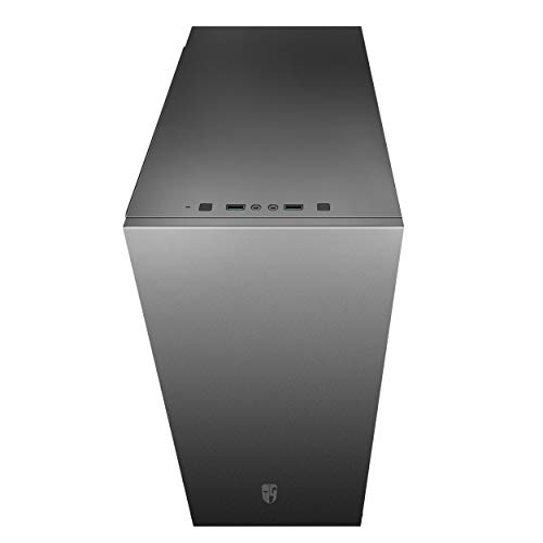 DEEPCOOL Gamer Storm MACUBE 310 Black ATX Mid Tower Case Full-Size Magnetic Tempered Glass Built-in Fan Hub and Graphics Card Holder