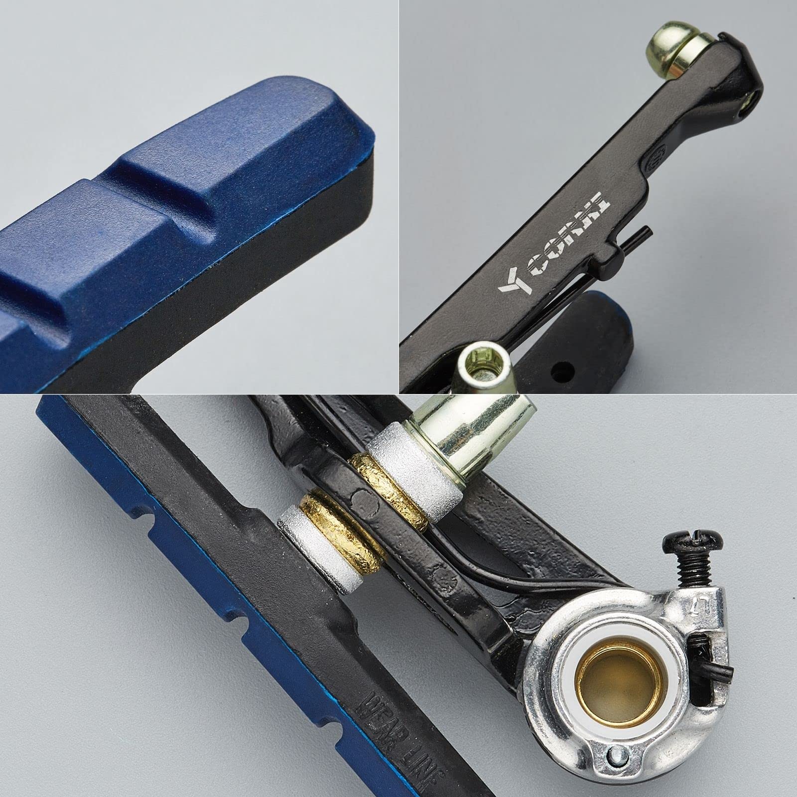 corki Upgraded Linear Mountain Bike V-Brake Set Front and Rear VBK02