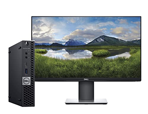 Dell OptiPlex 5060 Micro Intel Core i5-8500T 2.1GHz, 32GB RAM, 512GB SSD, Windows 11 Pro 64bit 24" LCD (Renewed)
