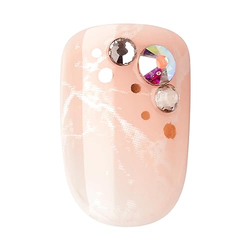 KISS imPRESS Press-On Manicure Fake Nails β My Worth, Short, Square, French, Easy Press On, Chip Proof, Smudge Proof, Waterproof, No Dry Time, Comfortable & Secure, Super Hold Adhesive | 30 Count