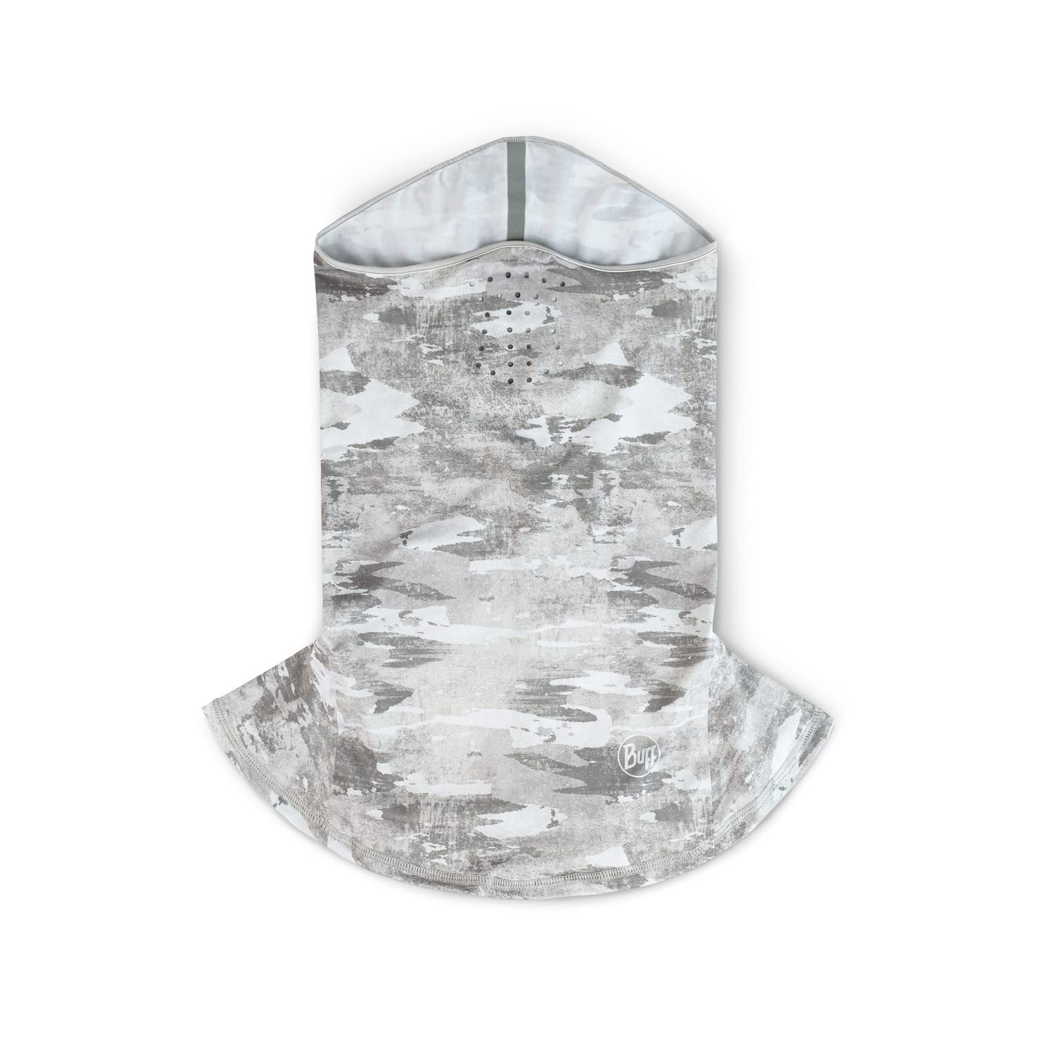 BUFF Adult CoolNet UVX Mask, Lightweight Face and Neck Covering, Camo Blue, One Size