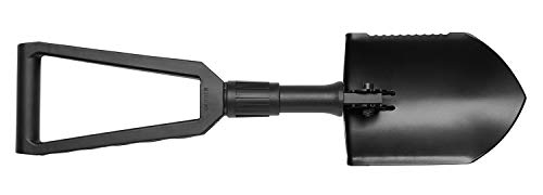 Gerber Gear E-Tool Folding Spade - Serrated Edge - Survival Gear and Equipment - Black