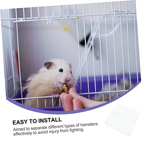 GLSTOY Hamster Cage Breeding Board 2pcs Hamster Cage Divider Hamster Enclosure Rabbit Accessories Chinchilla Cage Accessories Small Animal Crate Small Animal Cage Divider Pet Supplies