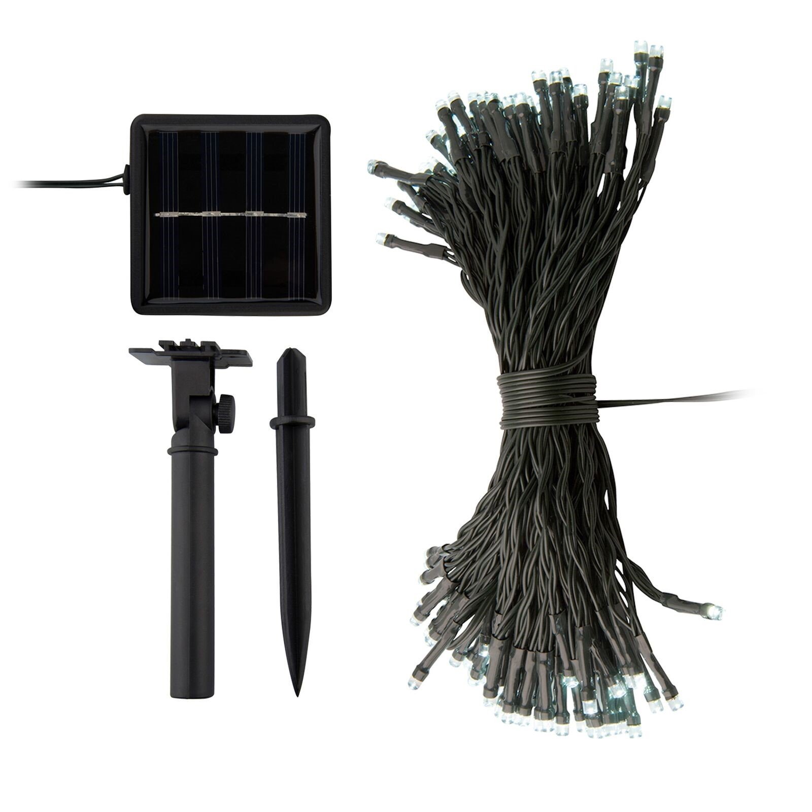 ORA LED Solar Powered String Lights, 100 LED’s, 55 ft, Waterproof, Dusk/Dawn Sensor, Perfect for Holiday, Christmas, Indoors, Outdoors, Home, Garden, Lawn, Patio, Decorative Landscape