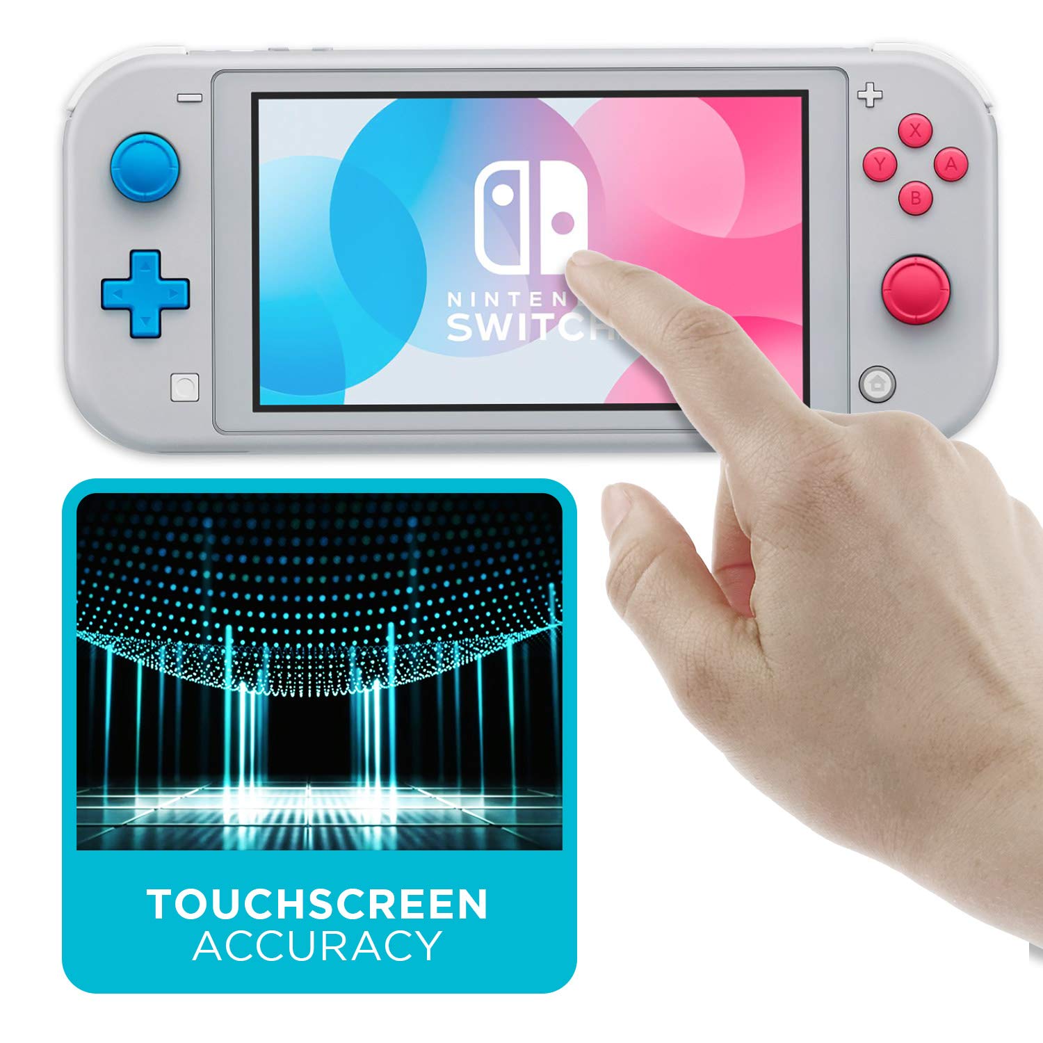 Tech Armor Ballistic Glass Screen Protector Designed for Nintendo Switch Lite 2019 Tempered Glass 2 Pack