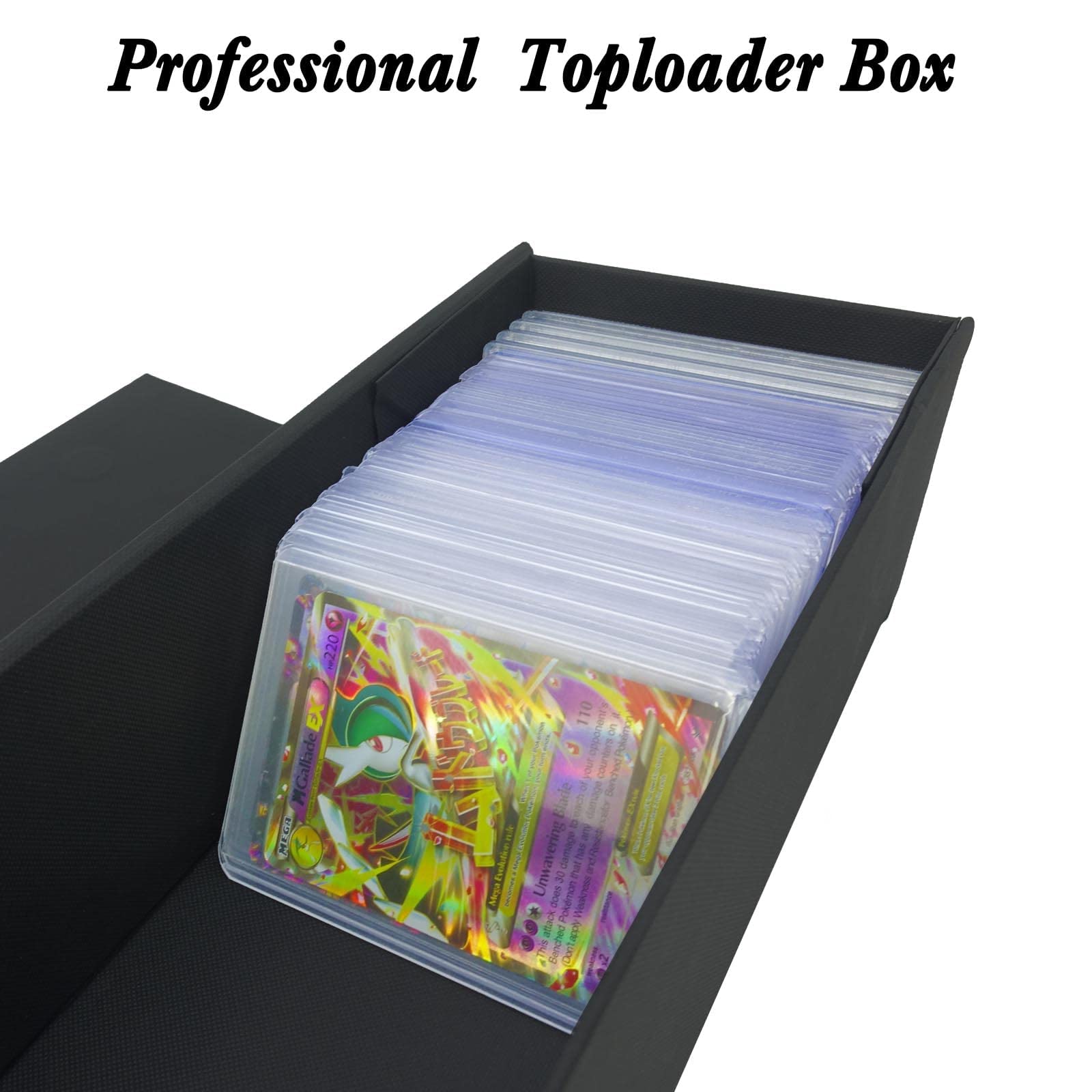 Vowcarol 800-Count Trading Card Storage Box, White Magnetic Box 4 PACKS