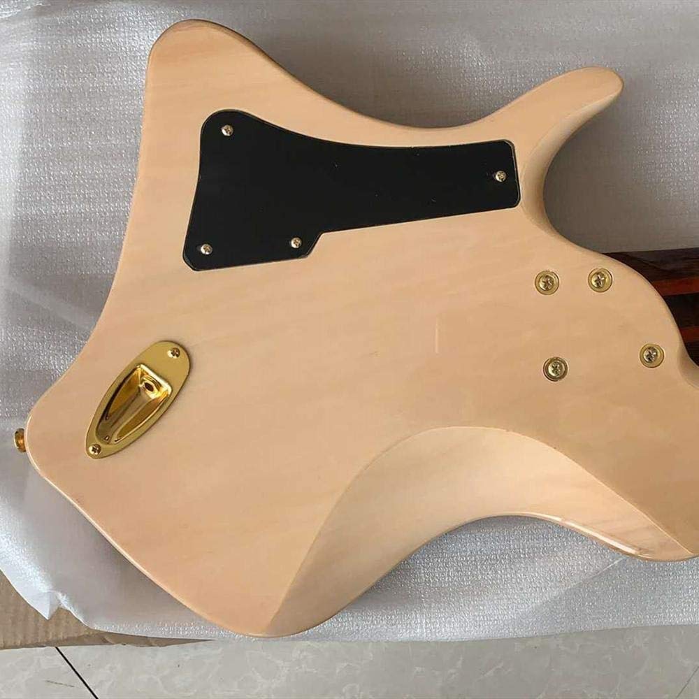 CJWSLYT Guitar Electric 8 String Model Fan Shaped Fret Golden Hardware Steel String ZDANFDD (Color : Guitar)
