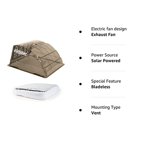 Cynder Universal Roof Vent Cover Vent Solar Insulator Pillow Bundle RV Camper Trailer RV Motorhome 02082
