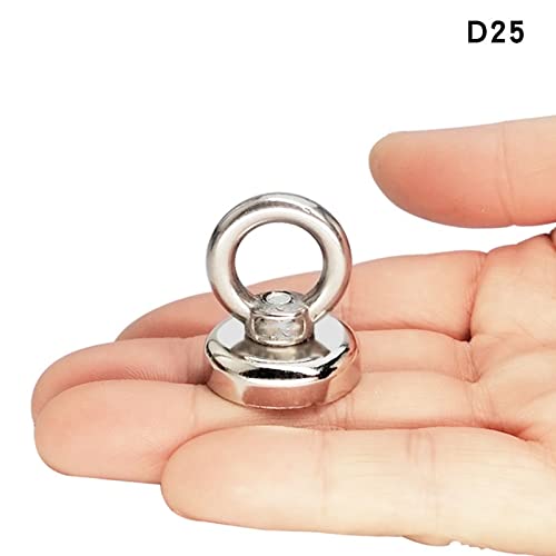 Eye Bolt Useful Strong Neodymium Magnet Salvage Magnet Deep Sea Fishing Magnets Holder Pulling with Ring Eyebolt Magnetic Hook Eyebolts ( Color : 1 )