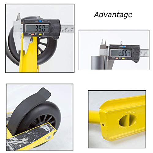 Complete Pro Trick Stunt Scooter - Kick Push Complete Park Scooter for Intermediate/Advanced - Best Entry Level Freestyle Pro Scooter for Age 7 Up Kids,Boys,Girls