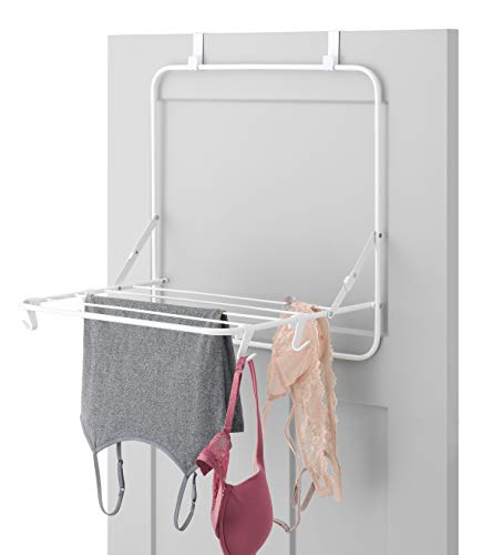Whitmor Over The Door Drying Rack, White