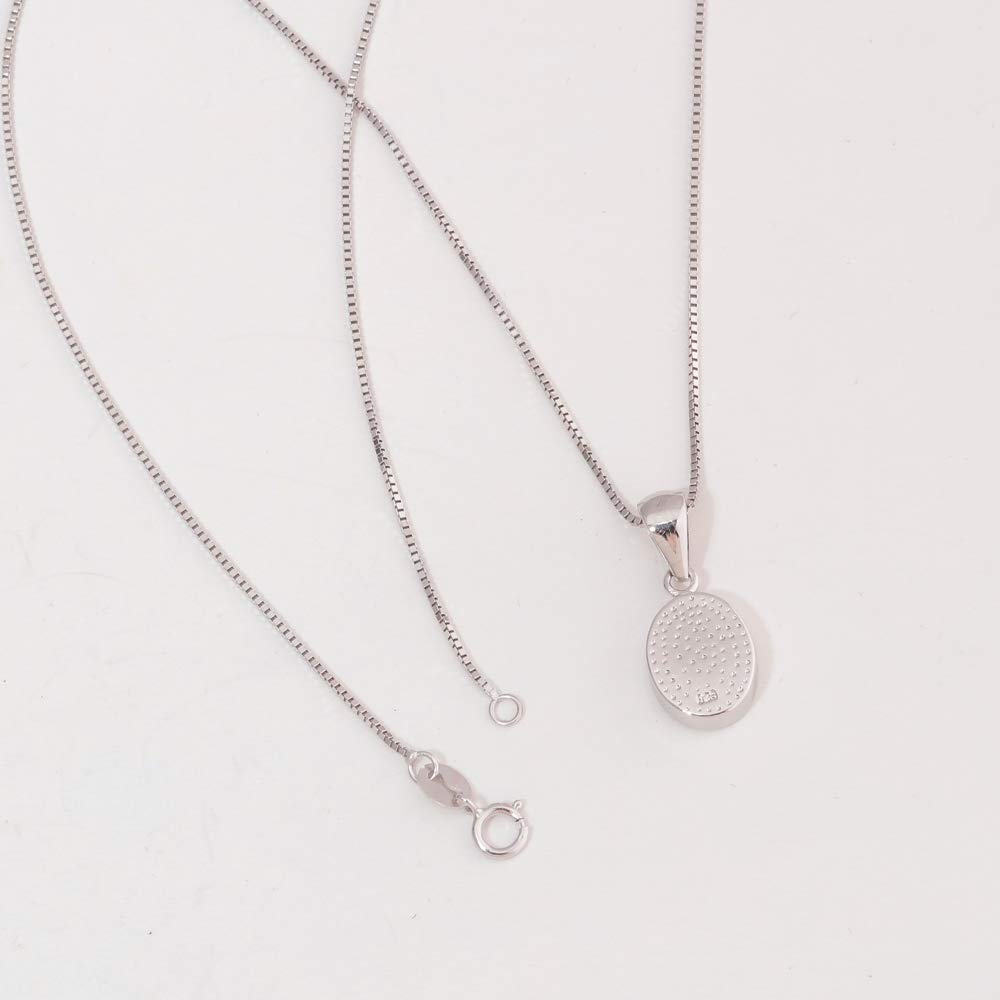 CiNily Opal Necklace-14K White Gold Plated Opal Pendant Necklace Fire Opal With Green Quartz Opal Jewelry for Women(Quartz)