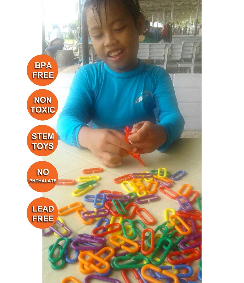 Skoolzy Preschool Lacing Beads for Kids - Linking Math Manipulatives Learning Toys