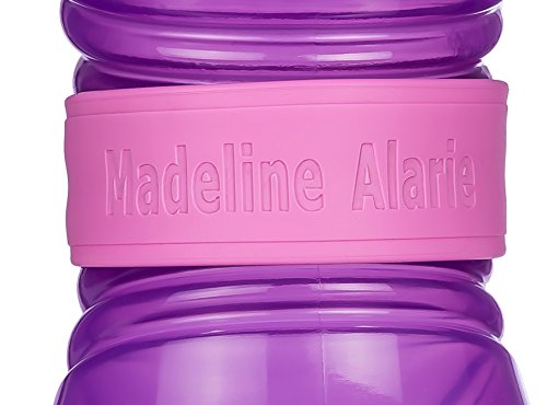 Custom Baby Bottle Labels for Daycare Pink Blue or Orange 4 Pack Sippy Cup Labels Personalized Bands