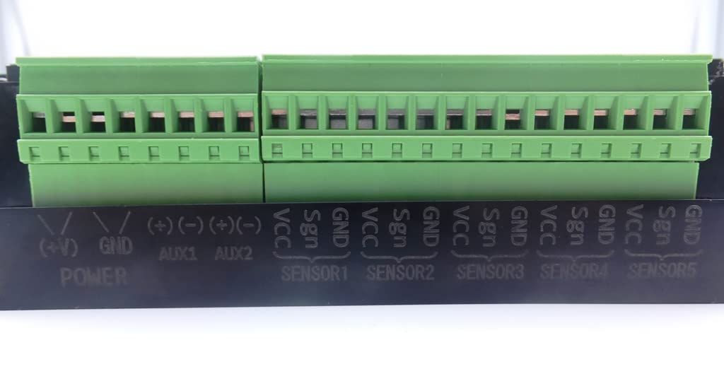 Flow Meter Liter/Gallon Counter Totalizer X5-5 Sensors 5 Alarms