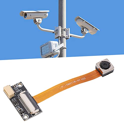 Emoshayoga Mini Camera Board, Wide Application Camera Module 5MP OV5647 Chip 76° Field of View Driver Free for Machine