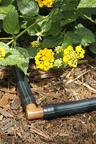 Habitech Irrigation Fittings Kit for 1/2" Tubing - 20 Piece Set - 6 Tees, 6 Couplings, 2 Elbows, 6 End Cap Plugs - Barbed Connectors for Rain Bird and Compatible Drip or Sprinkler Systems