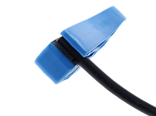 IDEAL Industries, Inc. 45-605 PrepPRO Coax/UTP Cable Stripper, Cable Stripping Tool for RG-59/RG-59 Plenum/RG-6/RG-6 Plenum/RG-6 Quad/RG-6 Quad Plenum, Blue, 1 Coax Stripper,Gray