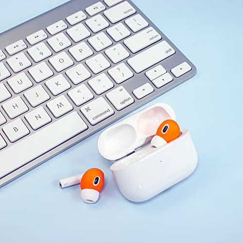 IiEXCEL 5 Pairs (Fit in Case) Anti-Slip Ear Tips Compatible with AirPods Pro 2, Ultra Thin Slim Silicone Eartips Earbuds Gel Cover Accessories Compatible with AirPods Pro 2nd Generation 2022 Colorful