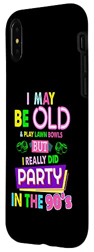 iPhone X/XS Lawn Bowls Outfit Idea For Women & Funny 90s Lawn Bowling Case