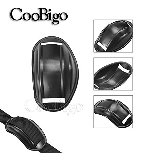 CooBigo 10X Plastic Black Helmet Chin Pad for Motorcycle Bicycle Batting Rollerblading Helmet DIY Craft Accessory