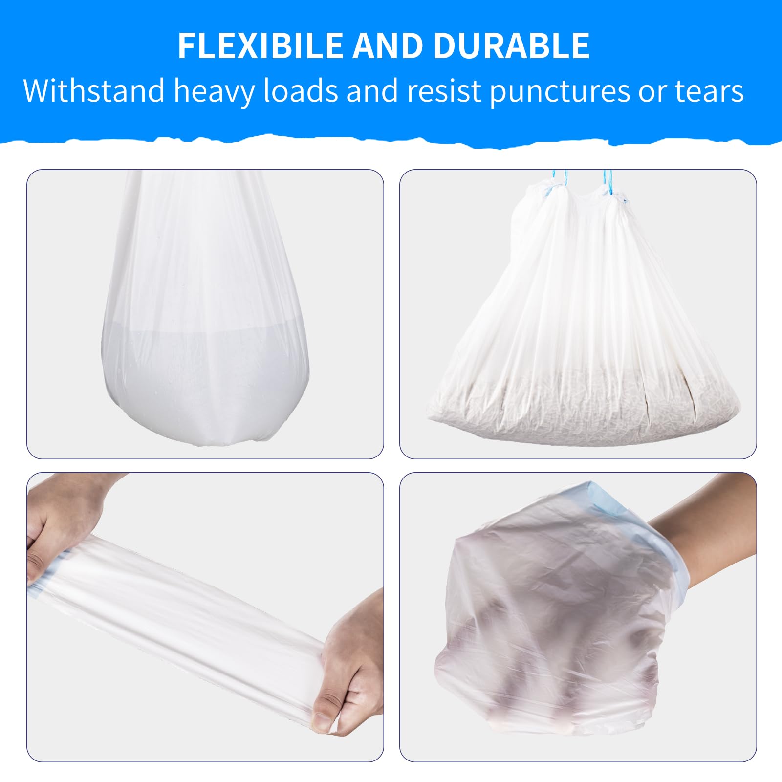 Cleanpethome 60 Count Waste Bag, 15 Liters Capacity, Animal Waste