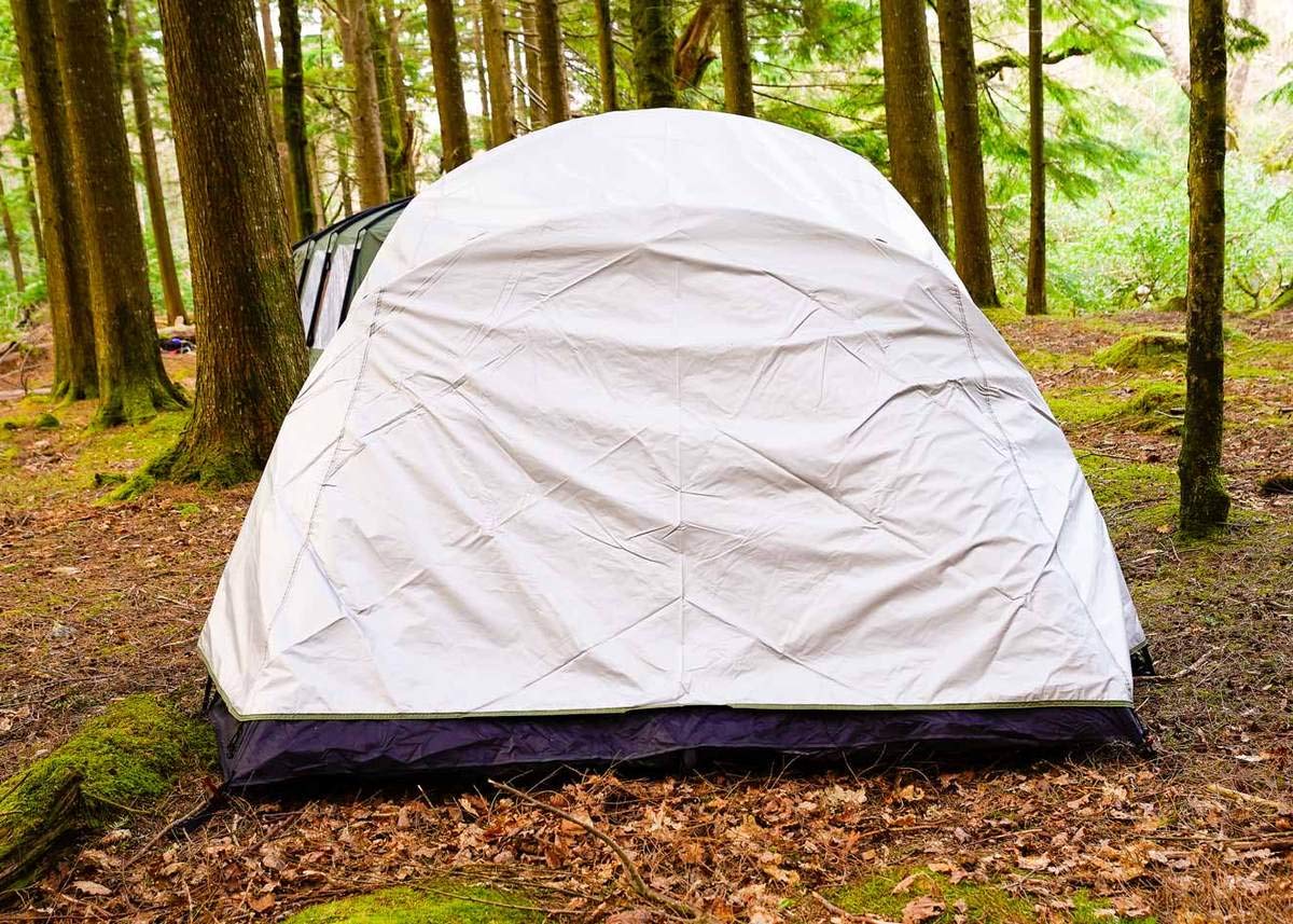 Crua Outdoors Reflective Flysheet for Crua Tri Tent - Portable and Double-Sided Tri Reflective Flysheet to Keep You Warm in The Winter & Cool in The Summer