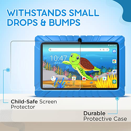 Contixo V8 Kids Tablet, 7" Kids Learning Tablet Bundle - Parental Control, WiFi Dual Camera, Teacher Approved Tablet for Kids, Kids Bluetooth Headphone & Tablet Bag Set
